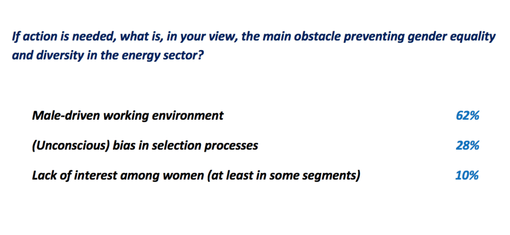 Addressing gender equality in the energy sector